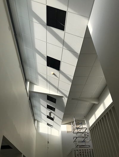 Suspended Ceilings - Exposed & Concealed Grid | Jupiter Drywall